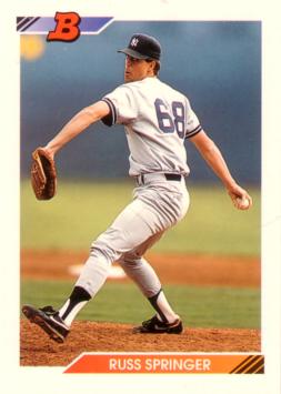 Russ Springer Rookie Card